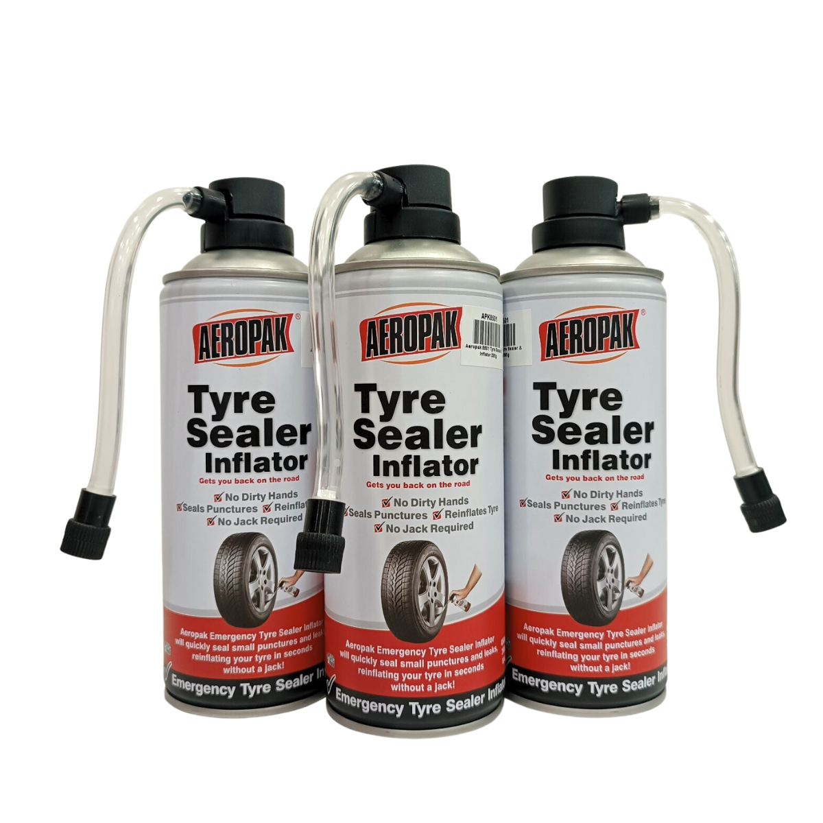 Aeropak Tyre Sealer and Inflator for Emergency/Temporary Repair 450ml | Shopee Philippines