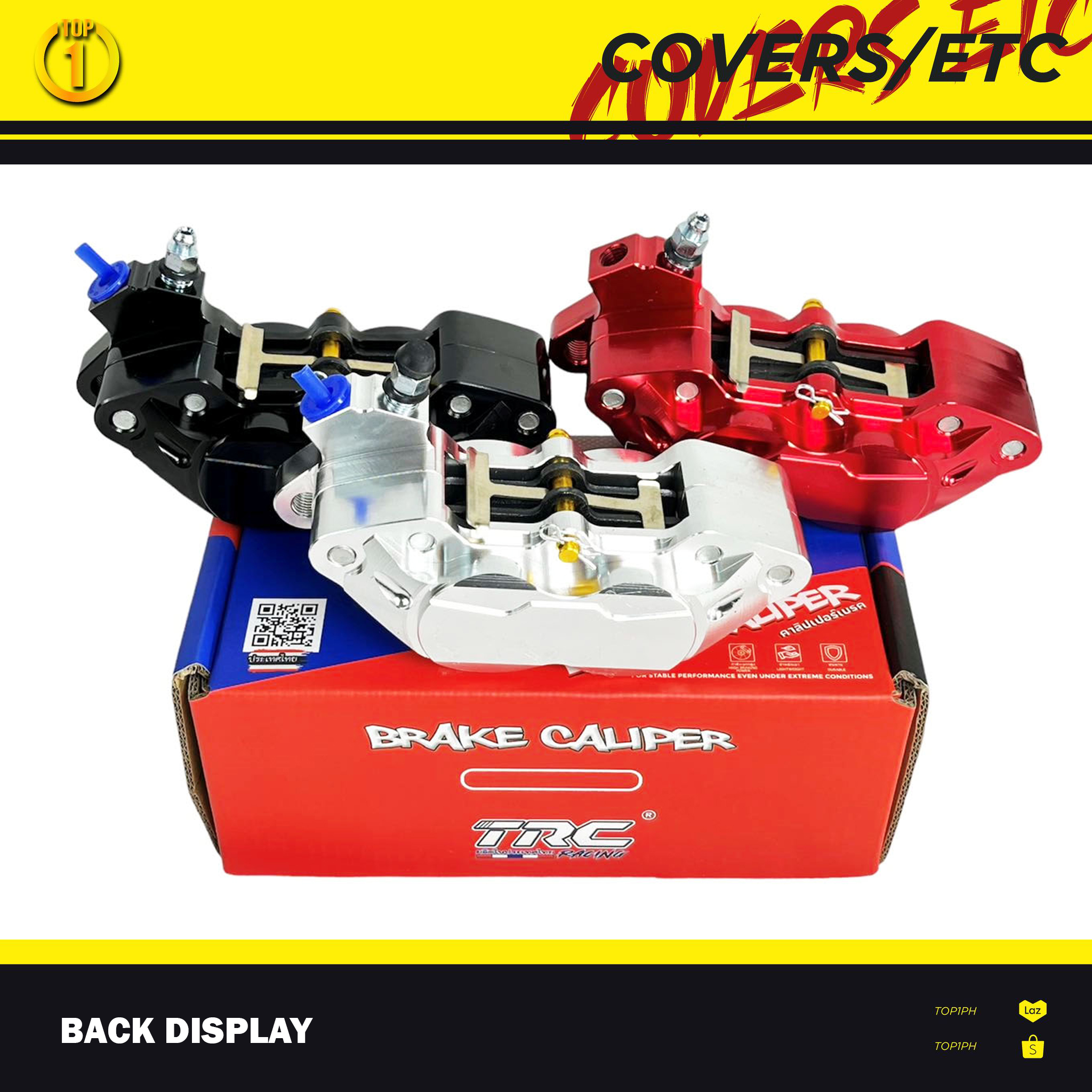 TRC Front Rear Brake Caliper 4 Pot CNC Motorcycle (right side) | Shopee ...