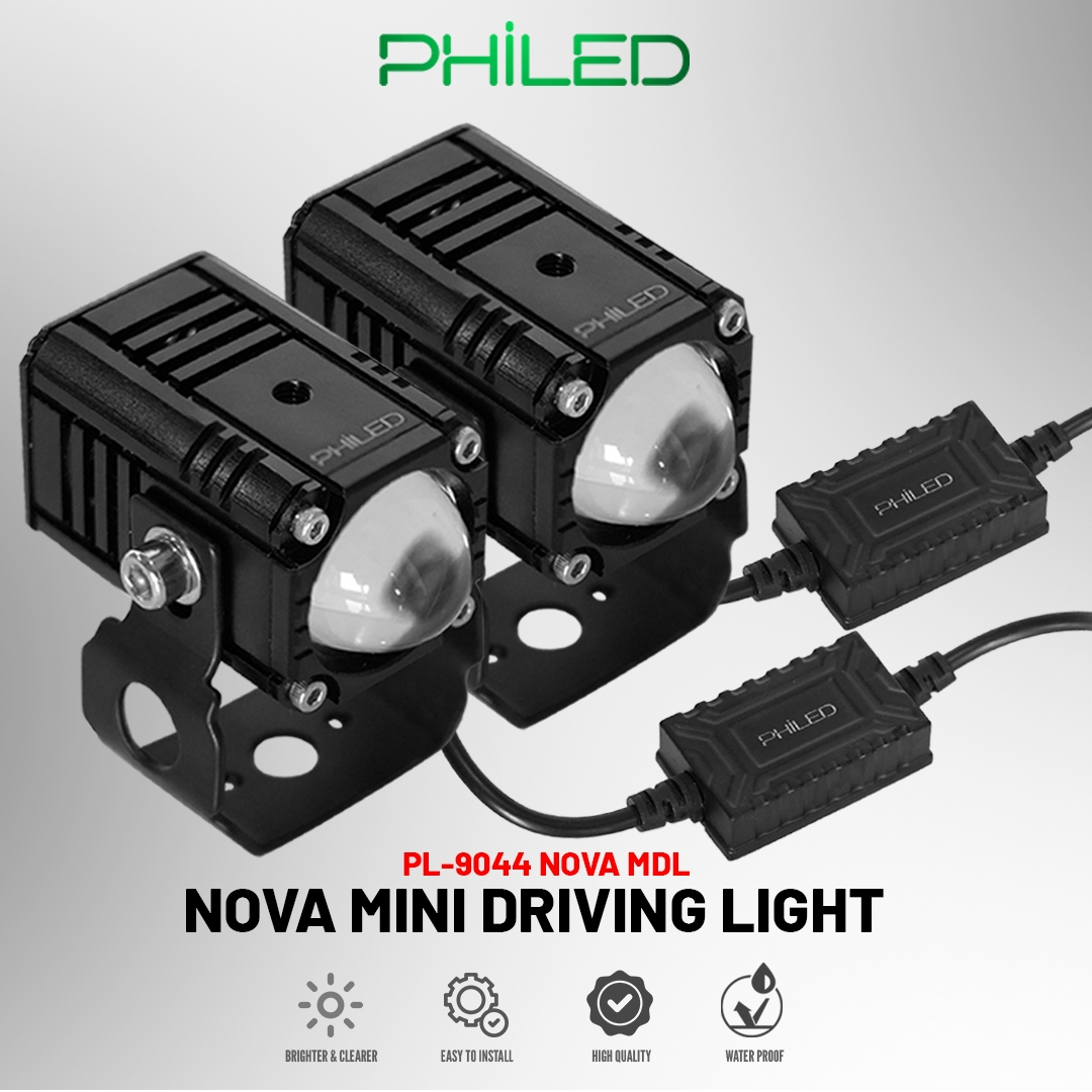 PHILED NOVA MINI DRIVING LIGHT TRI-COLOR HIGH LOW BEAM W/ BALLAST ...