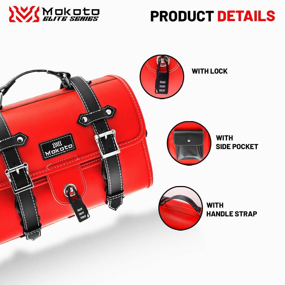MOKOTO ELITE REAR SIDE BAG TAIL BAG FOR VESPA FAZZIO BENE LUGGAGE ...