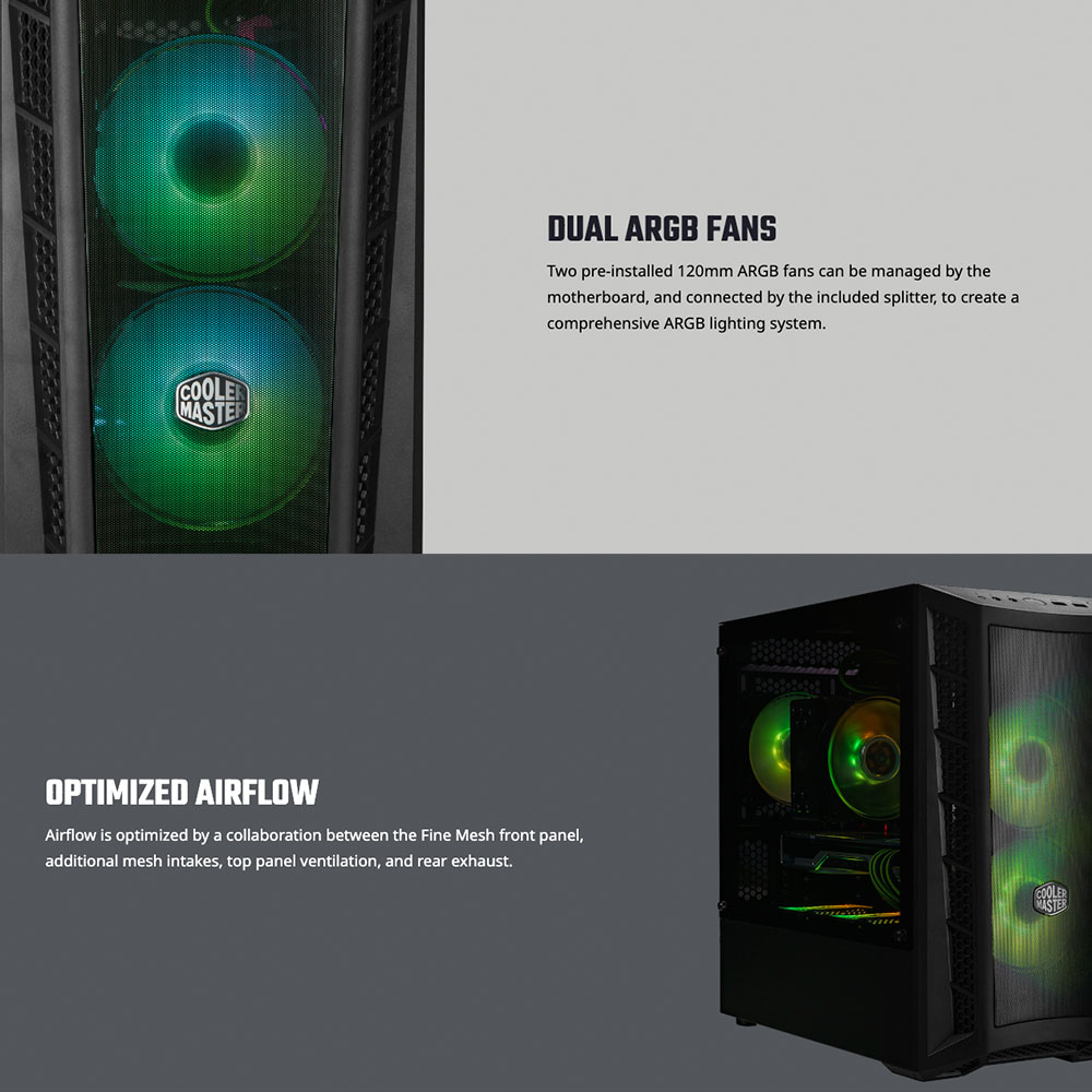 EasyPC| Coolermaster Masterbox MB311L ARGB PC Case Gaming |Mini Tower ...