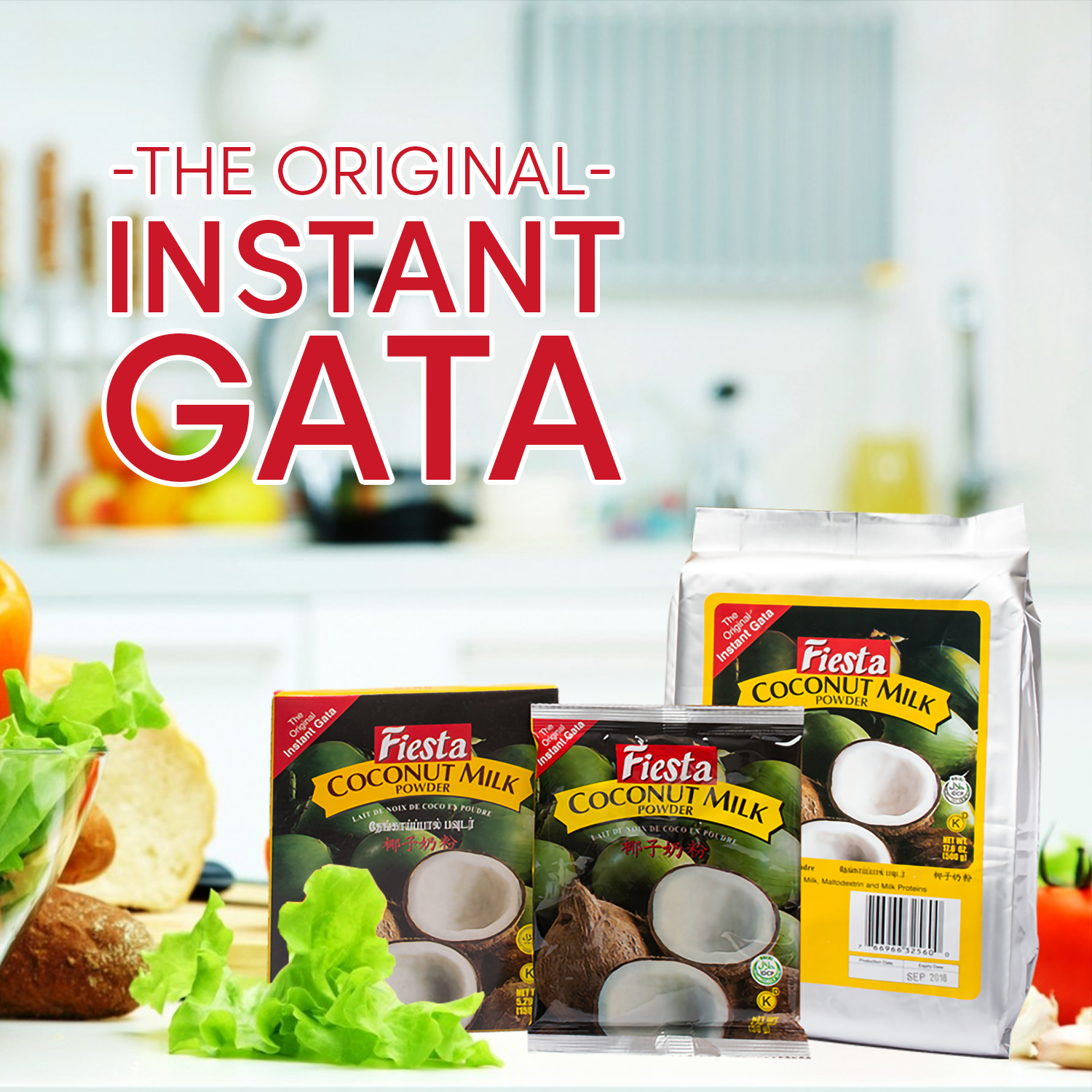 Fiesta Coconut Milk Powder 500g - Pack of 2 | The Original Instant Gata ...