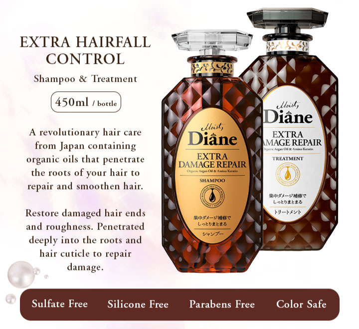 Moist Diane Extra Damage Repair Shampoo And Treatment (450 ML each ...