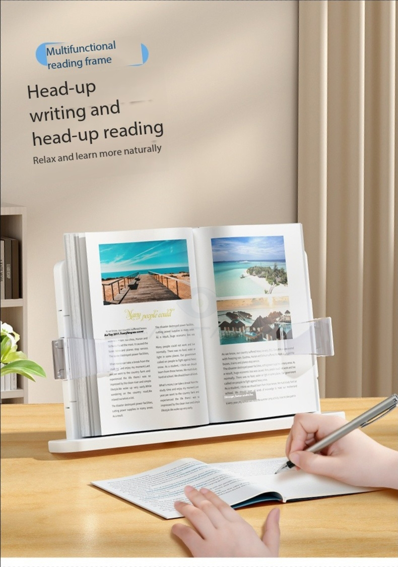 FANTASY UP BG-1B Multifunction Desktop Reading Stand With Paper Book ...