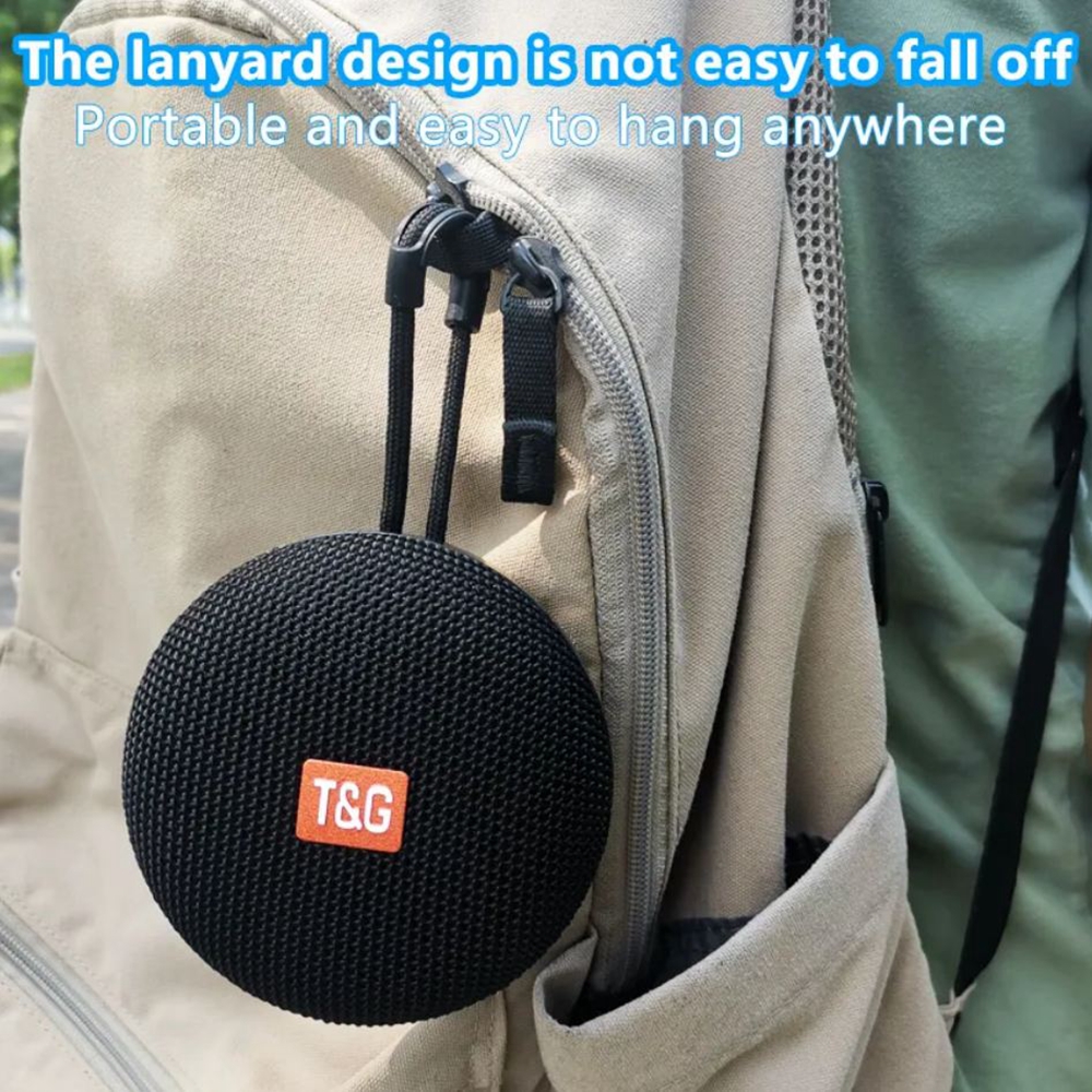 T&G TG-352 TWS Round Portable Wireless Multi Function Outdoor Cycling ...