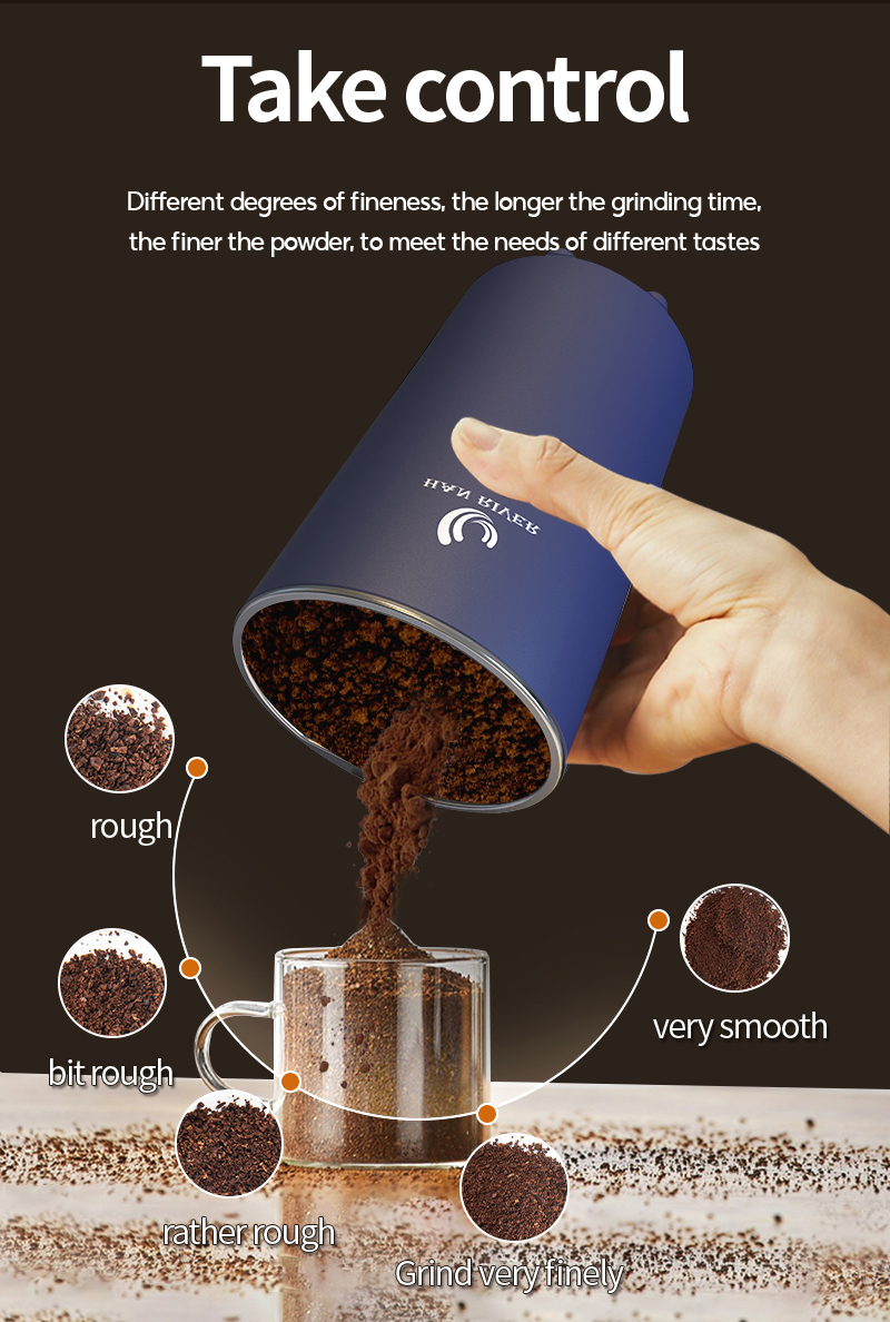 HAN RIVER Coffee Grinder Finely Ground Coffee Multipurpose Grinder ...