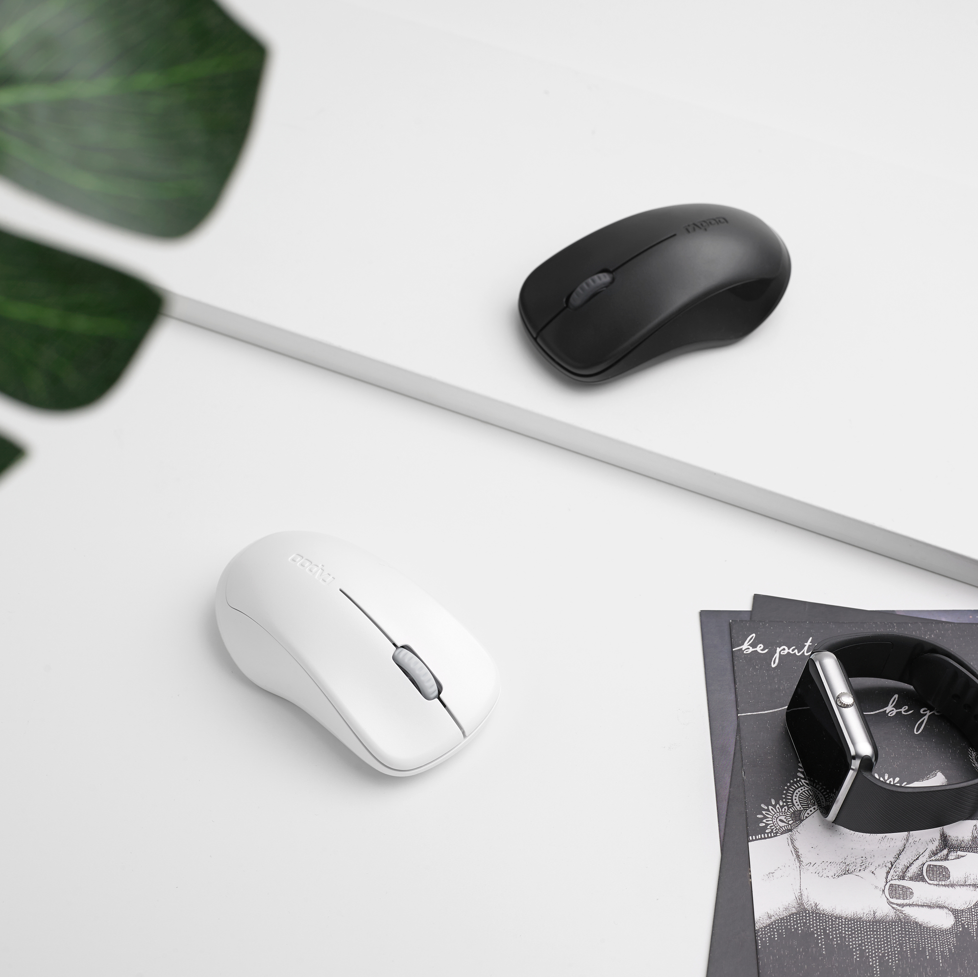 Rapoo 1680 Silent Wireless Mouse for Laptop PC USB 2.4G 1000DPI ...