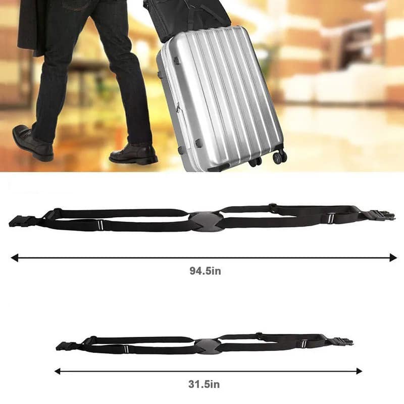 Luggage Strap Two ways Cross Packing Belt Travel Adjustable Luggage ...