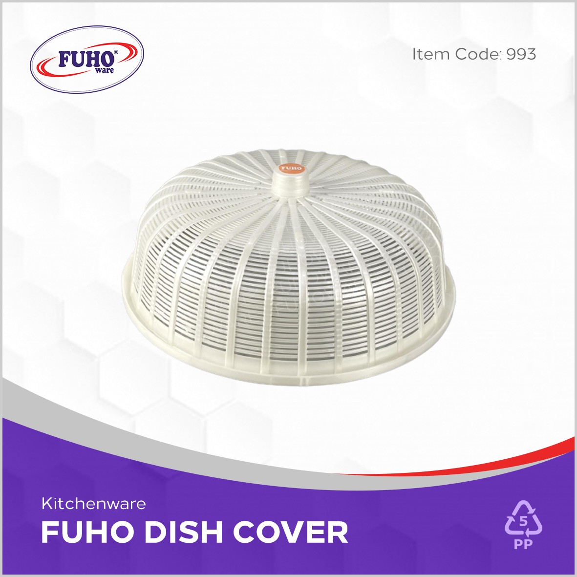 3 pcs FUHO Dish Cover Plastic Durable Food Cover Keeper Kitchenware ...