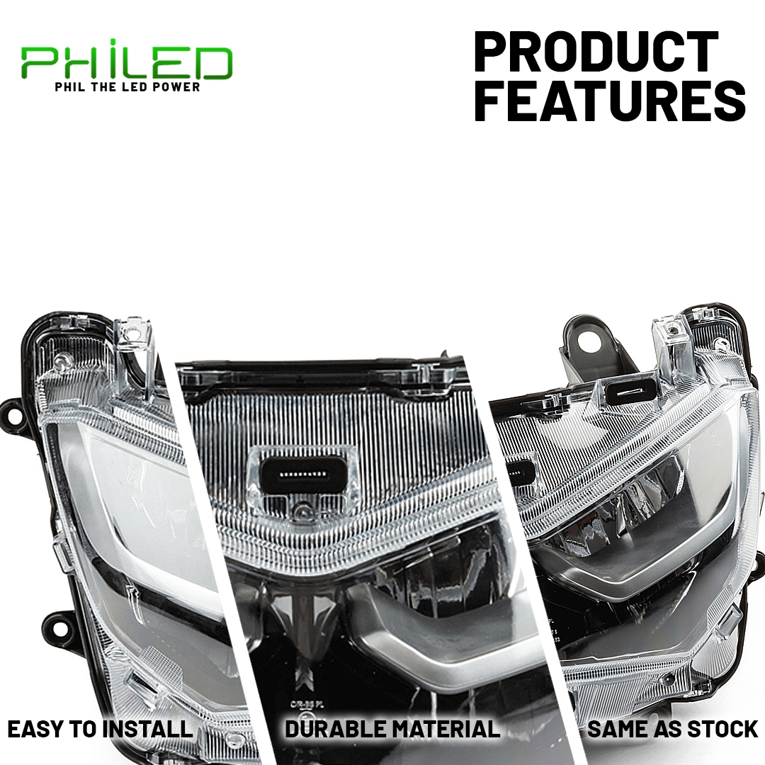 PHILED STOCK HEADLIGHT FOR NMAX V2 ASSEMBLY PLUG AND PLAY FOR YAMAHA ...