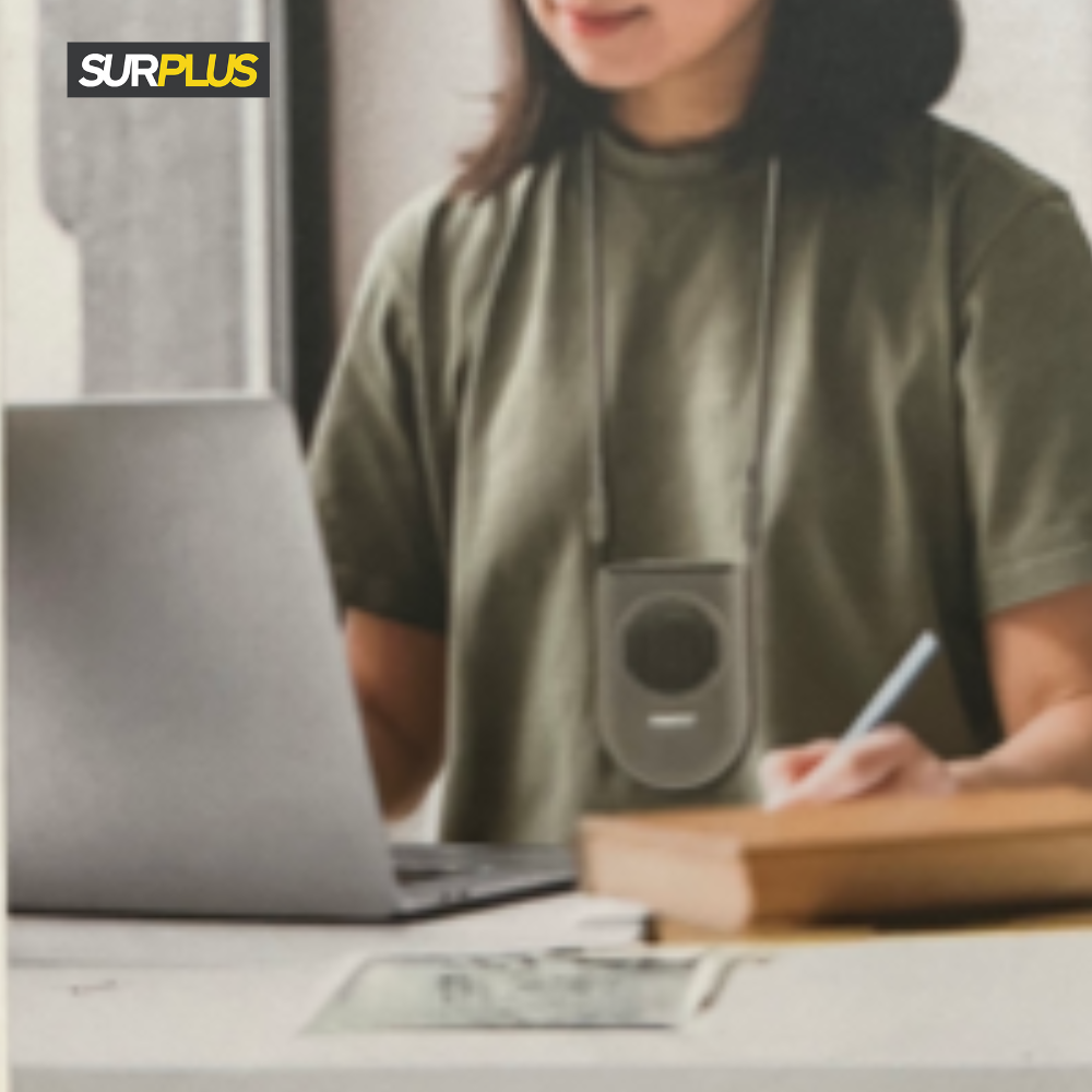Surplus Firefly Portable Neck Fan Rechargeable | Shopee Philippines