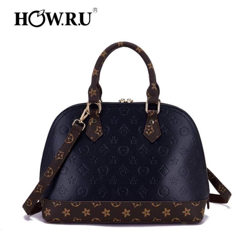 HOWRU ALMA BAG LEATHER LARGE | Shopee Philippines