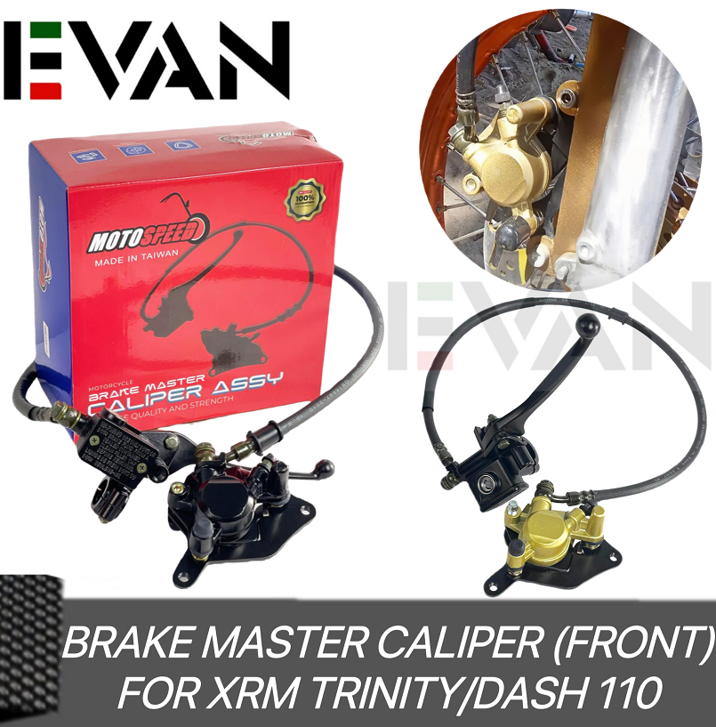 EVAN.SHOP Brake Master With Caliper Set (Front) Assy For Xrm Trinity ...