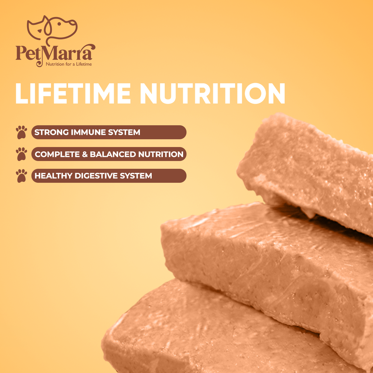 PetMarra Dog Chunks in Gravy Puppy Meat Loaf Wet Food Pouch Beef Lamb ...