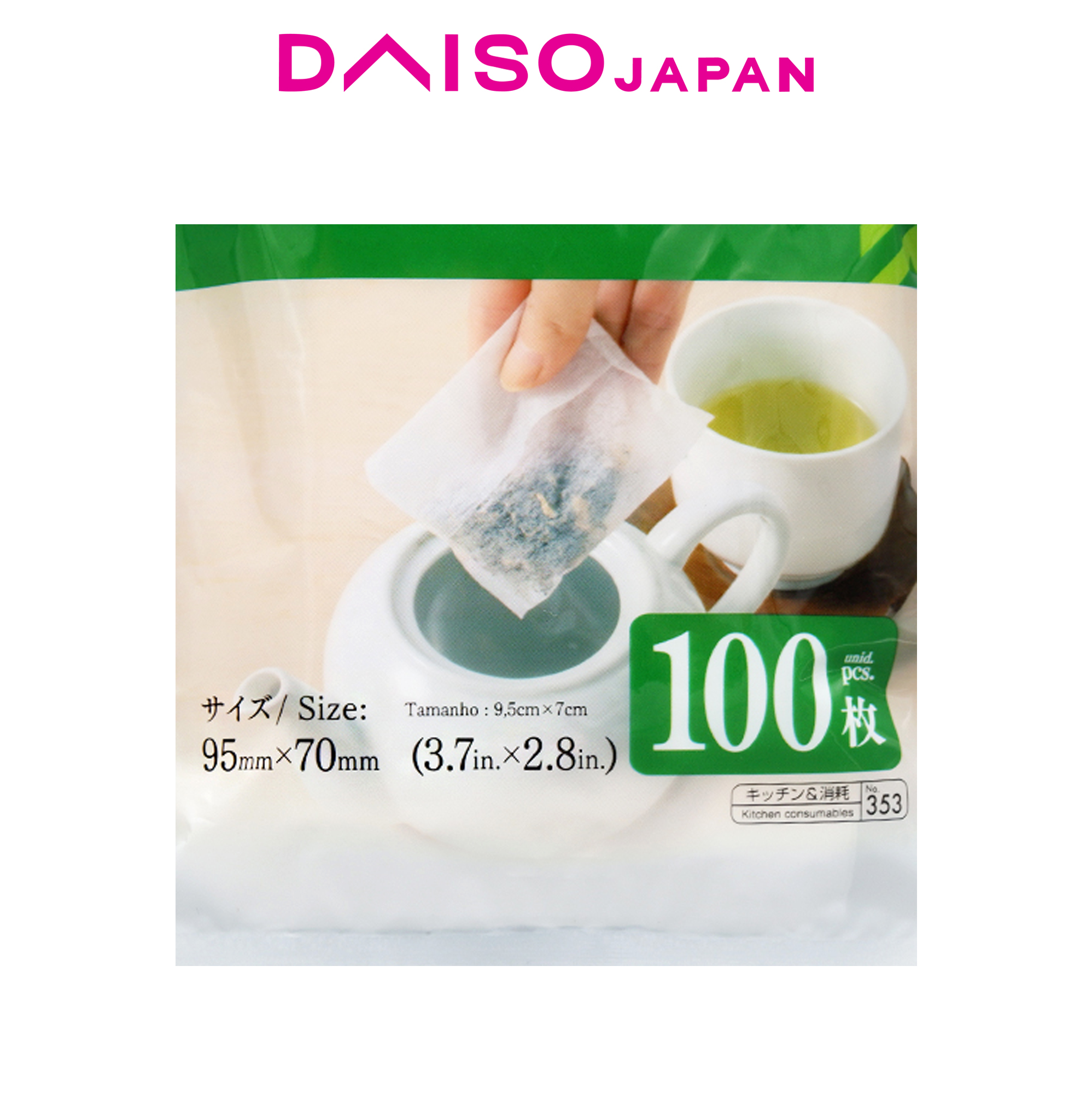 Daiso Filter Bag for Tea (50 packs) | Shopee Philippines