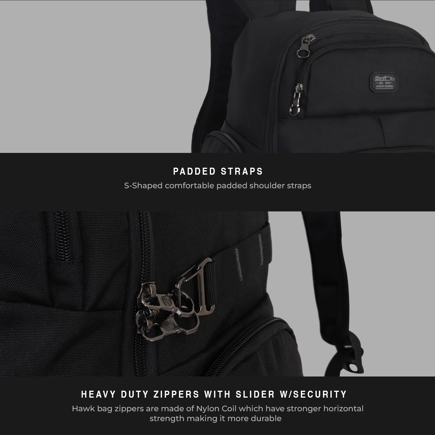 Hawk 5789 Corporate Backpack with VIRUPRO Anti-Microbial Protection ...
