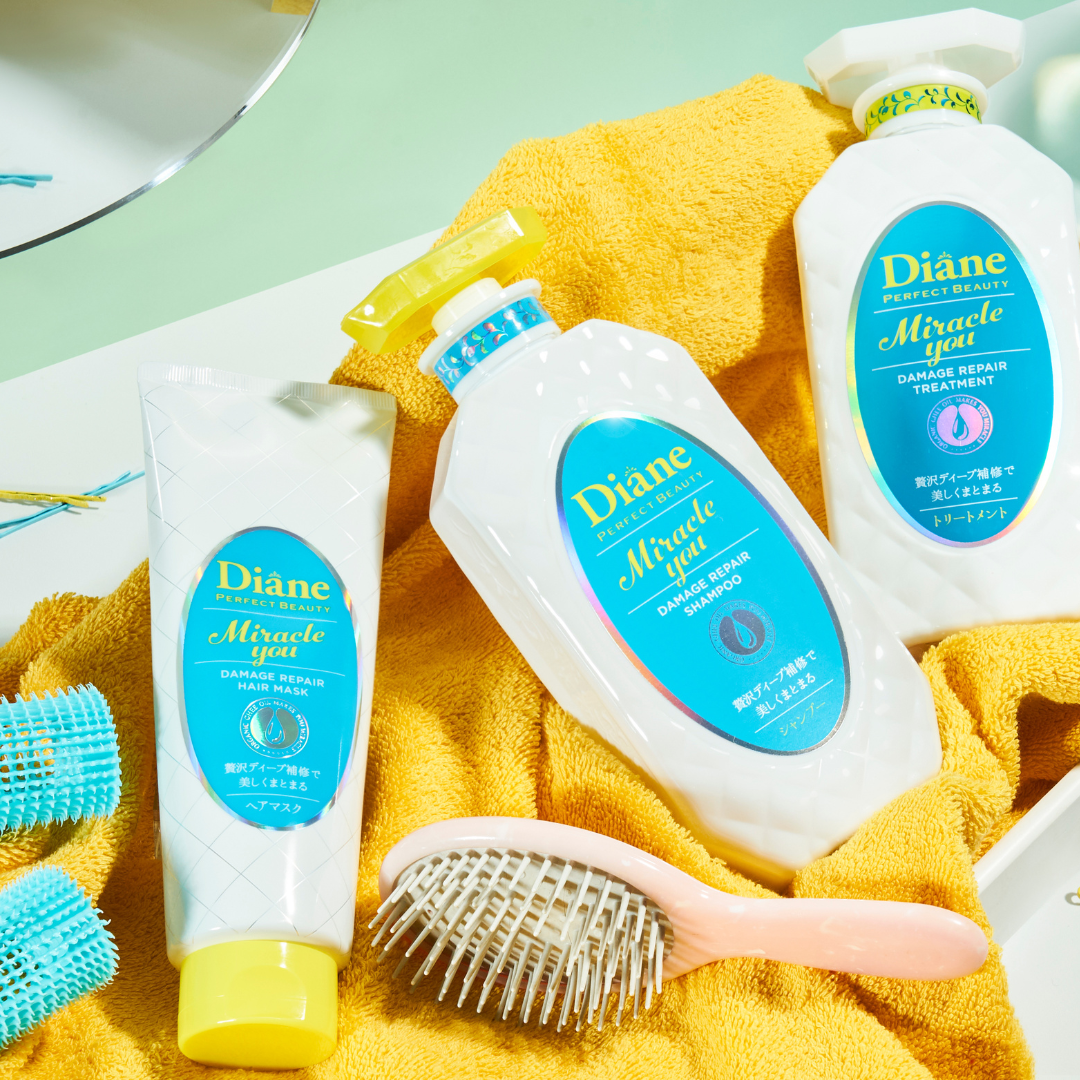 Diane Miracle You Damage Repair Complete Set (Shampoo, Treatment, and ...
