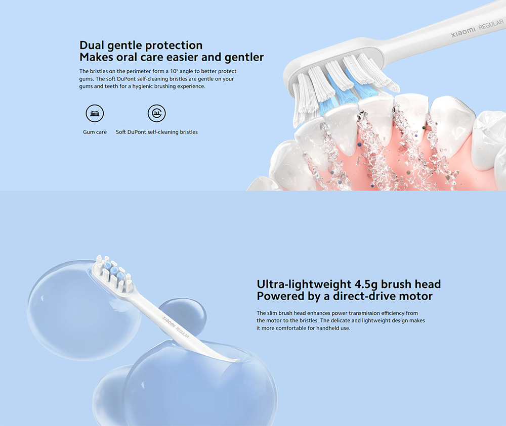 XIAOMI T302 Electric Toothbrush Replacement Heads | Shopee Philippines