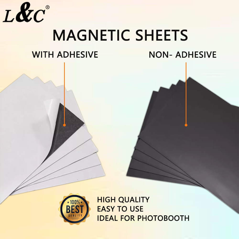 L&C Magnetic Sheet 10pcs A4 Size with Adhesive | Non- Adhesive Pre-Cut Ref Magnet Sheet | Shopee ...