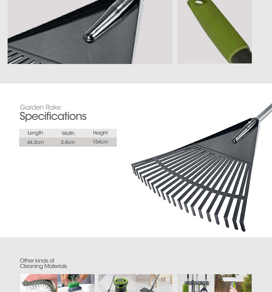 SCRUBZ Premium Claw Garden Rake, Grass Rake, Soil Rake, Leaf Rake ...