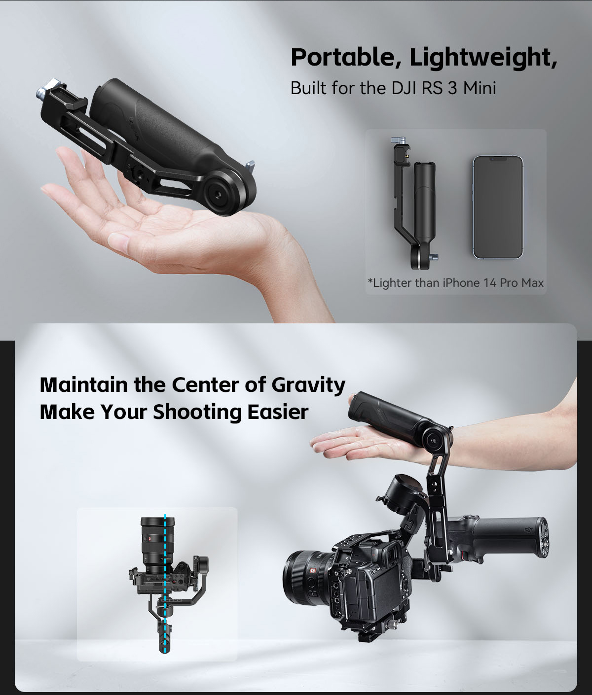 SmallRig Arca-Swiss Type Quick Release Camera Mounting Plate for DJI RS ...