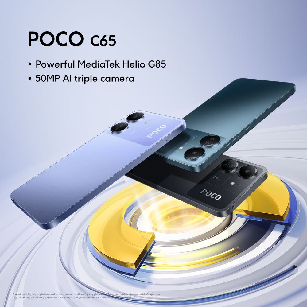 Xiaomi POCO C65 Smartphone | 8GB+256GB | Helio G85 | 6.74" 90Hz Display (EARN P1000 BONUS LOAD ...