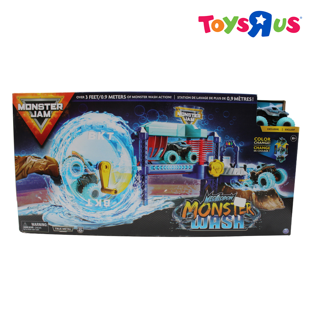 Monster Jam Megalodon Monster Wash (Megalodon Monster Truck) | Shopee ...