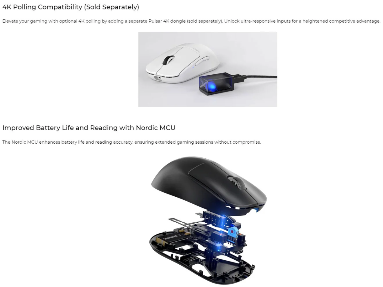 Pulsar X2V2 Symmetrical Wireless Gaming Mouse Size 2 (Red) (PX2223 ...