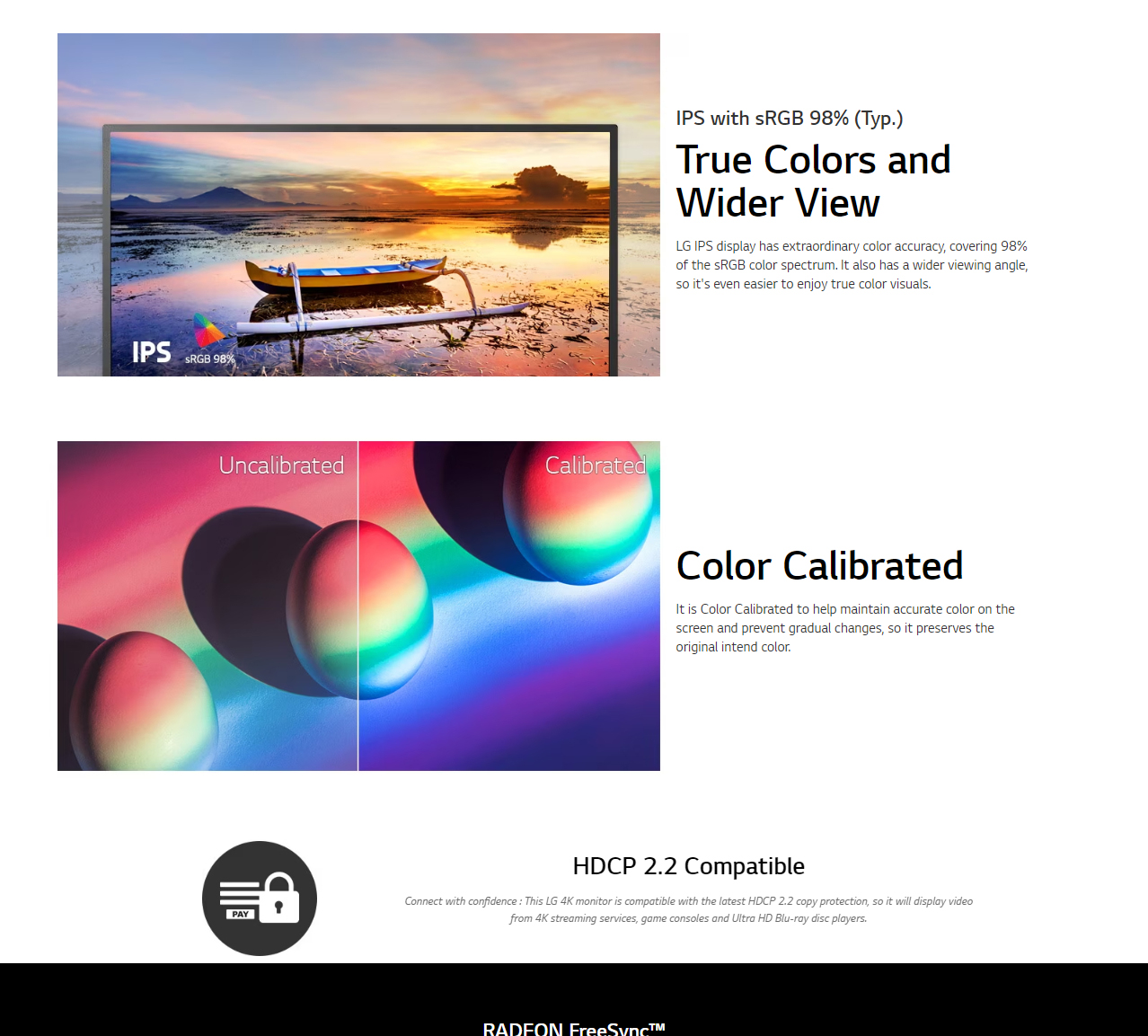 LG 27UL550-W 27" IPS LED 60Hz 4K UHD HDR Monitor Ergo Stand, HDMI ...