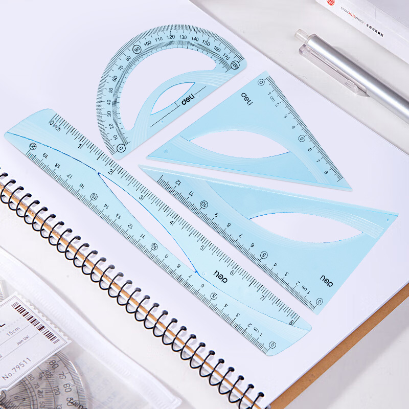 Deli 20/30CM Ruler Drafting Set EH13/EH12 | Shopee Philippines