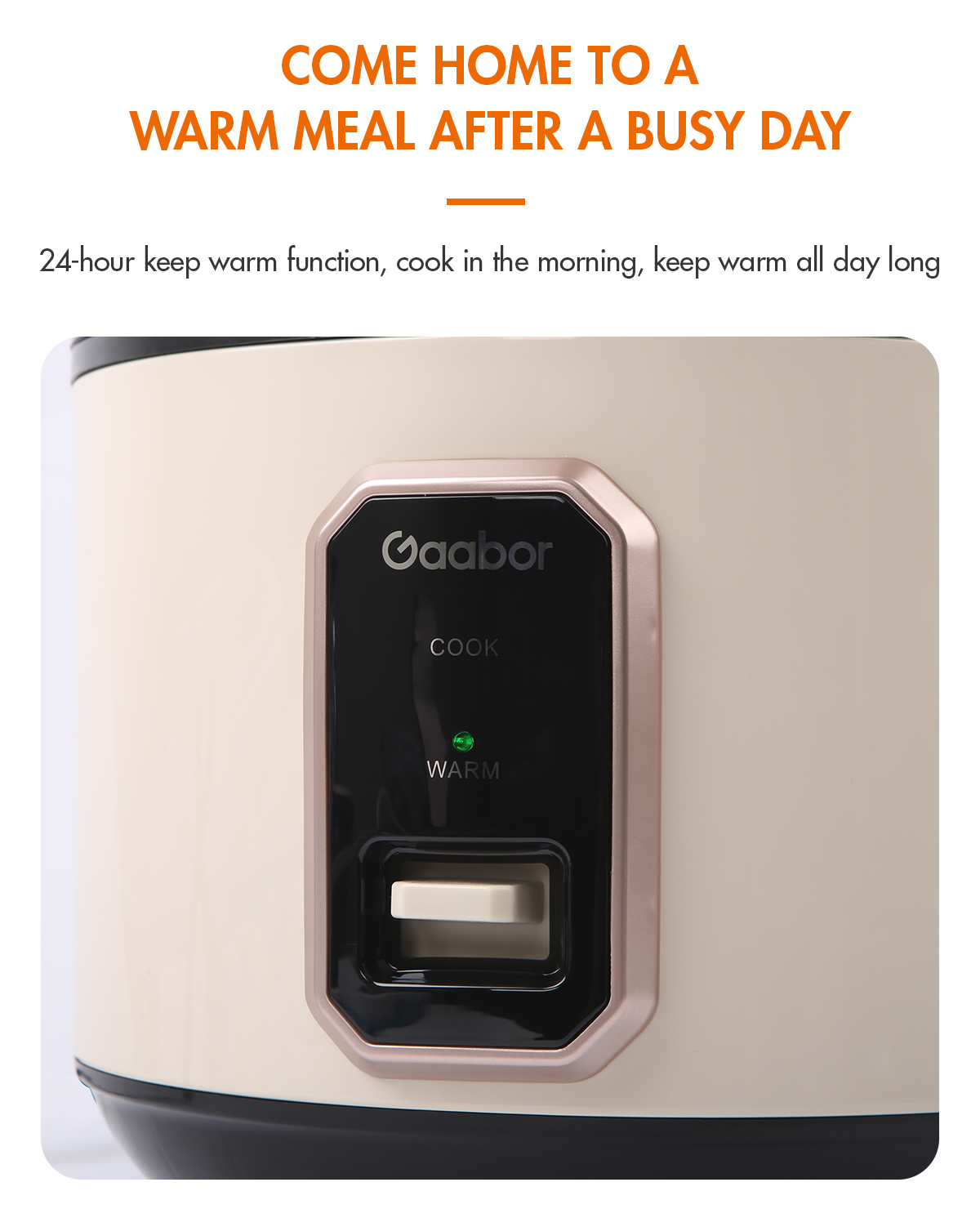 Gaabor Rice Cooker Multi-Functional Menu Modern Design Accurate ...