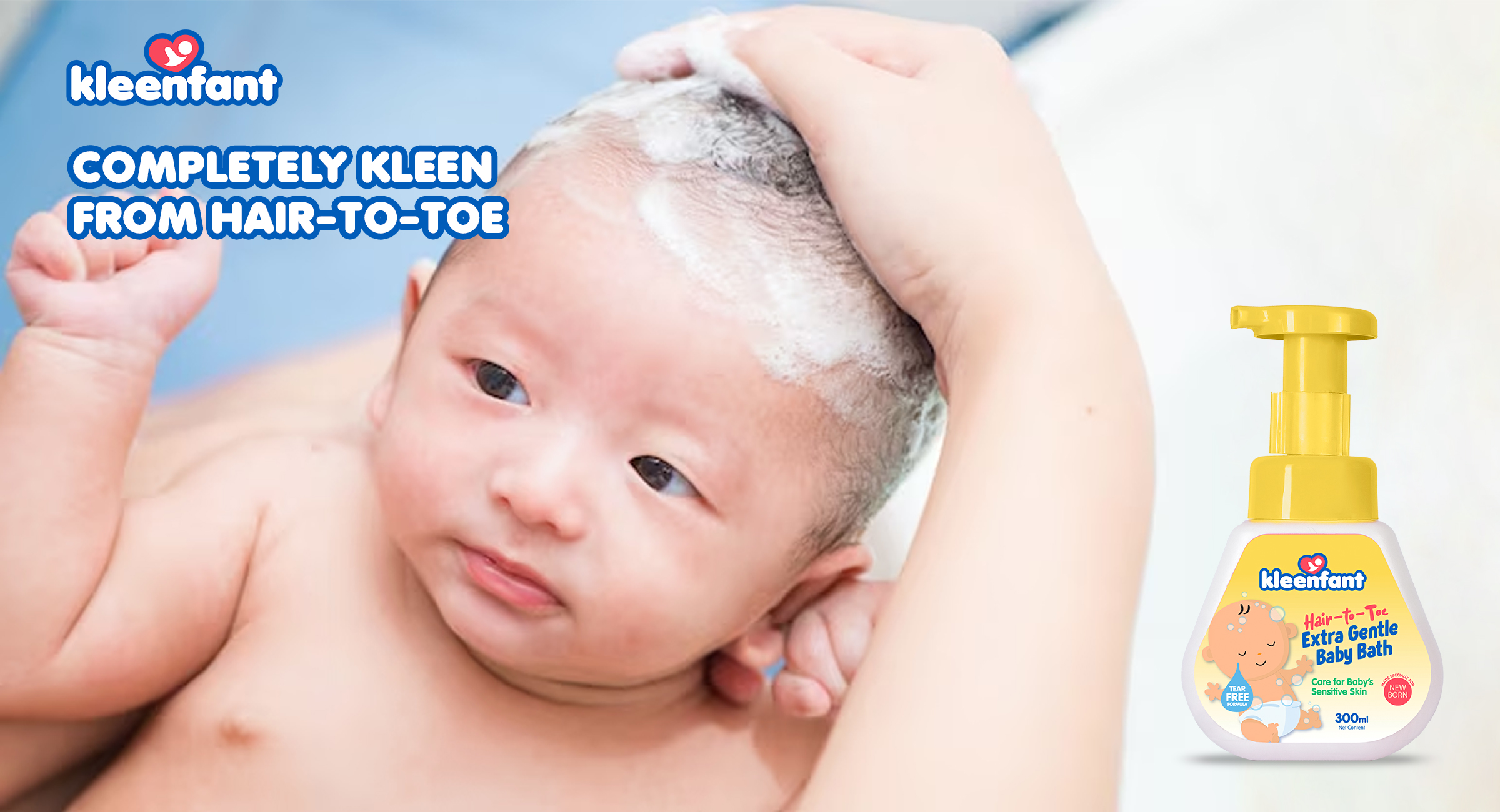 Buy 1 Take 1 Kleenfant Hair to Toe Extra Gentle Baby Bath for Newborn ...
