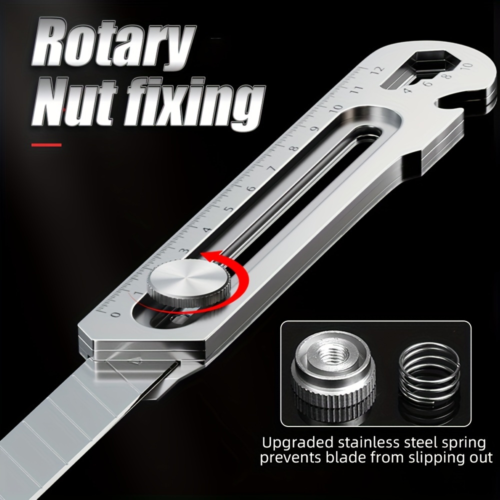 6 in 1 Heavy Duty 18mm Multifunctional blade Paper cutter Stainless Steel Knife | Shopee Philippines