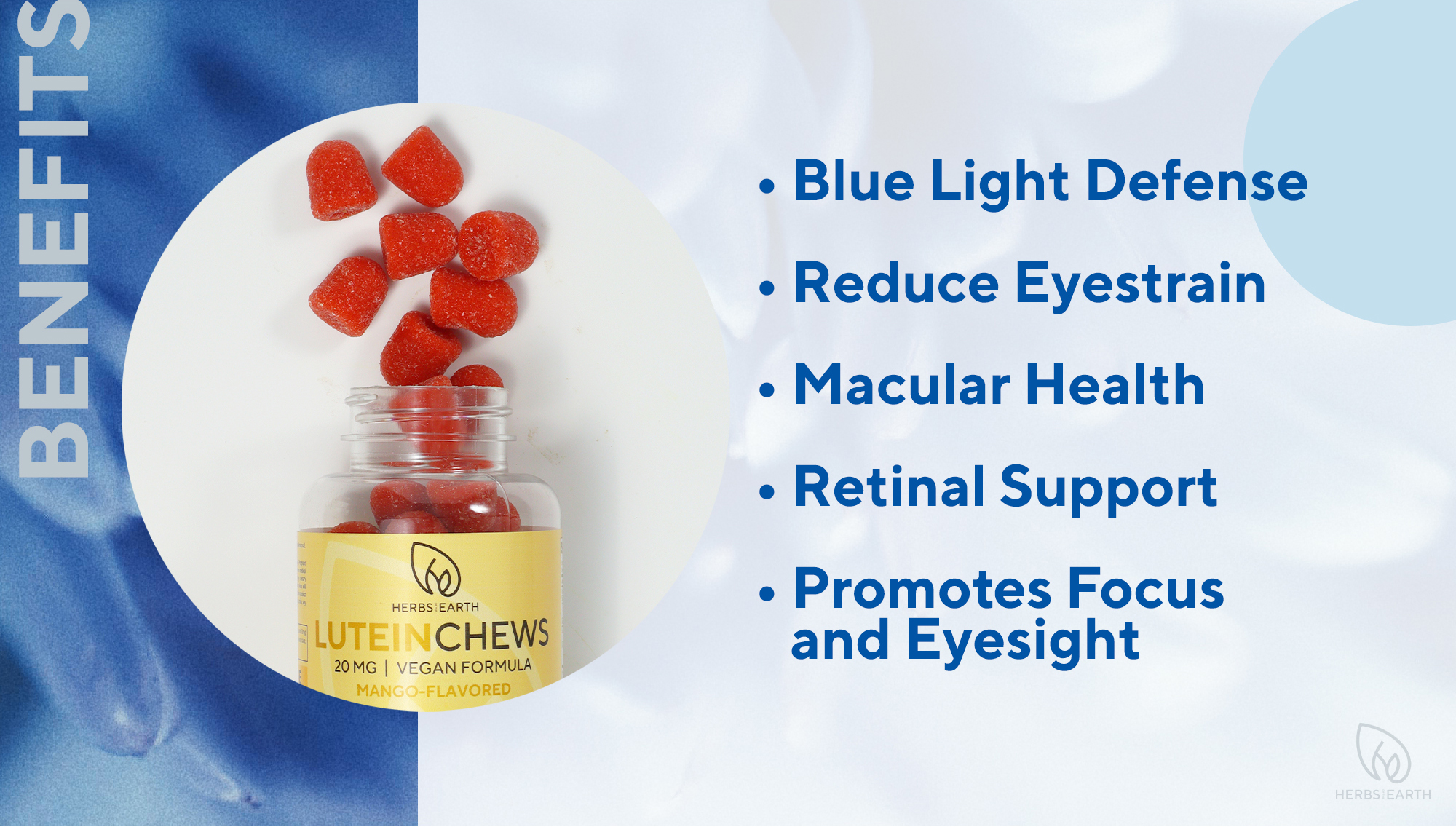 LUTEIN CHEWS 20mg With Zeaxanthin Patented Lutemax2020 30 Mango Gummies ...
