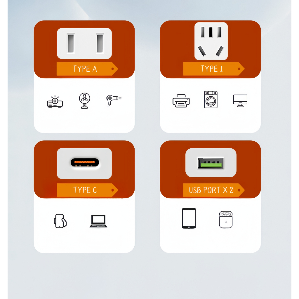 Portable Socket Hub Extension Multifunction Socket With 2 USB And 1 ...