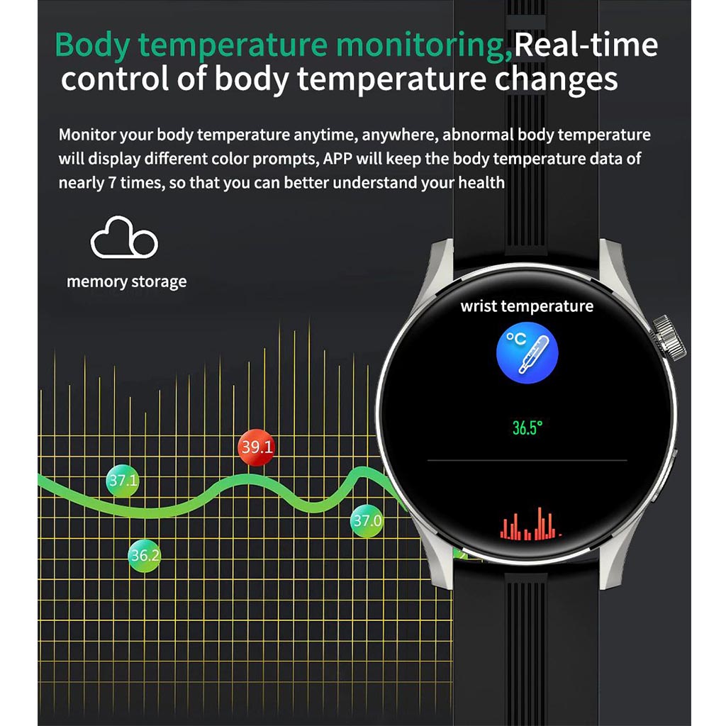 Awei H12 Sport Wristband Smart Call Watch With Heart Rate, Calories ...