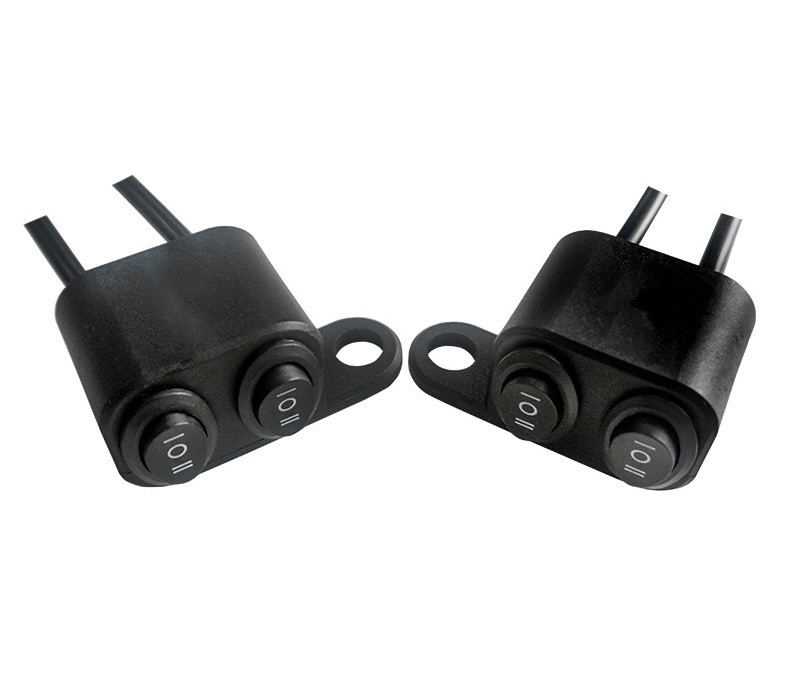 Motorcycles Domino Dual 3Way Switch Mini Driving light Switch Universal ...