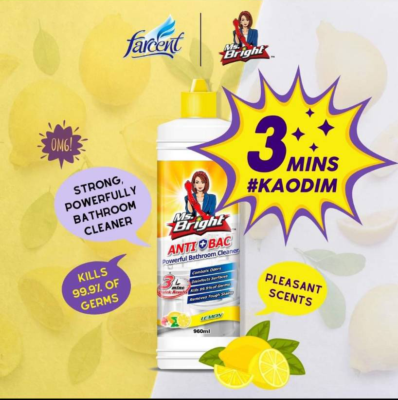 Farcent Powerful Toilet/ Bathroom Cleaner | Shopee Philippines
