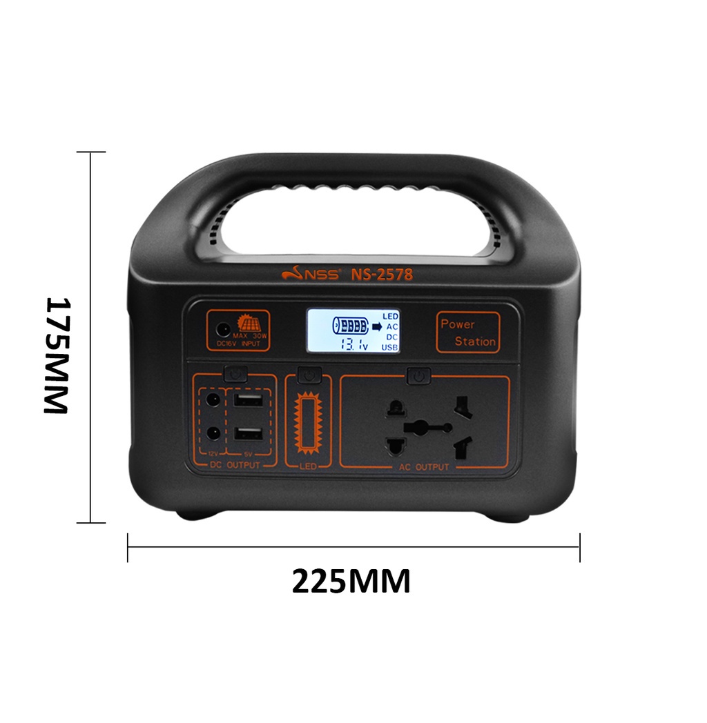NSS power station 220V 150W solar charge portable home generator multi ...