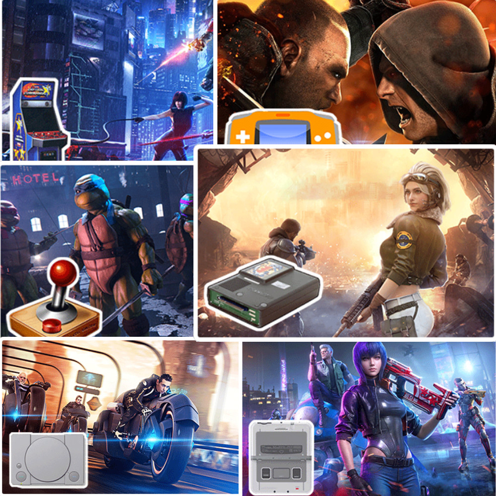 Smartifact X6 Classic Retro Gaming Console Set 2 Gaming Controllers ...