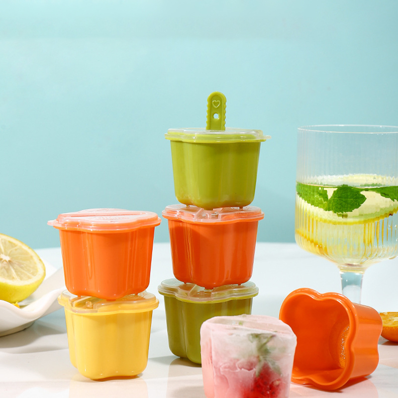 with Stick Cover Juice Candy Ice Cream Freezer Tray Mold Ice Cube Tray ...
