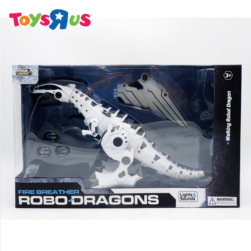 Dream Machine Fire Breather Robo Dragons (White) | Shopee Philippines