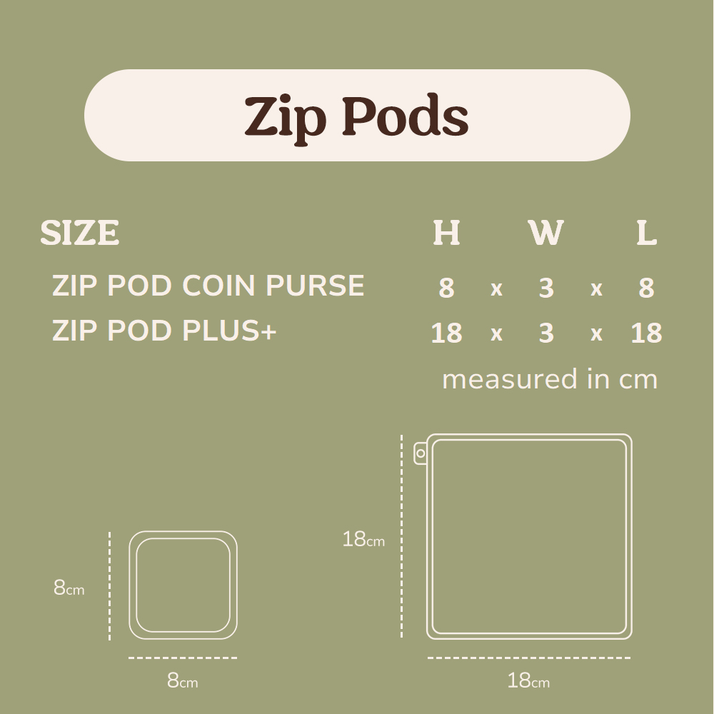 Store It Zip Pod Silicone Pouch Coin Purse Wallet with Wrist Strap ...