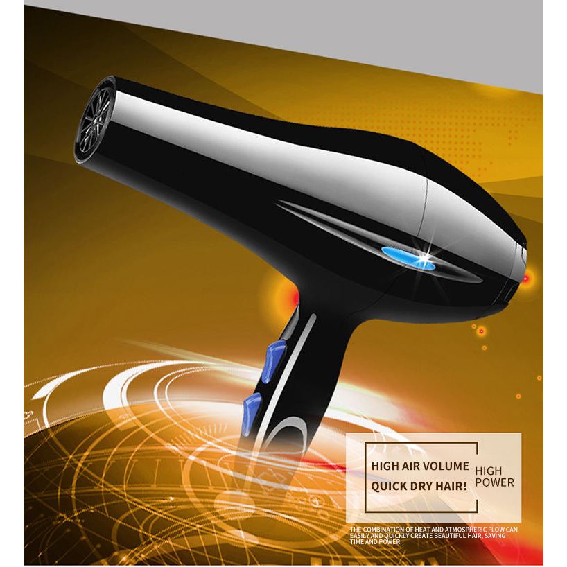 Blower Hair Dryer Quick Dry High Power 2 Gear Wind Professional Salon ...