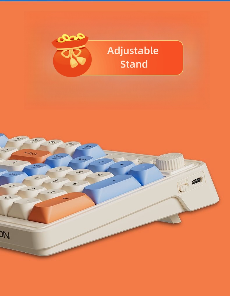 Zeus Wired Gaming Keyboard Multi Colors Mixing 98 Keys USB Mechanical ...