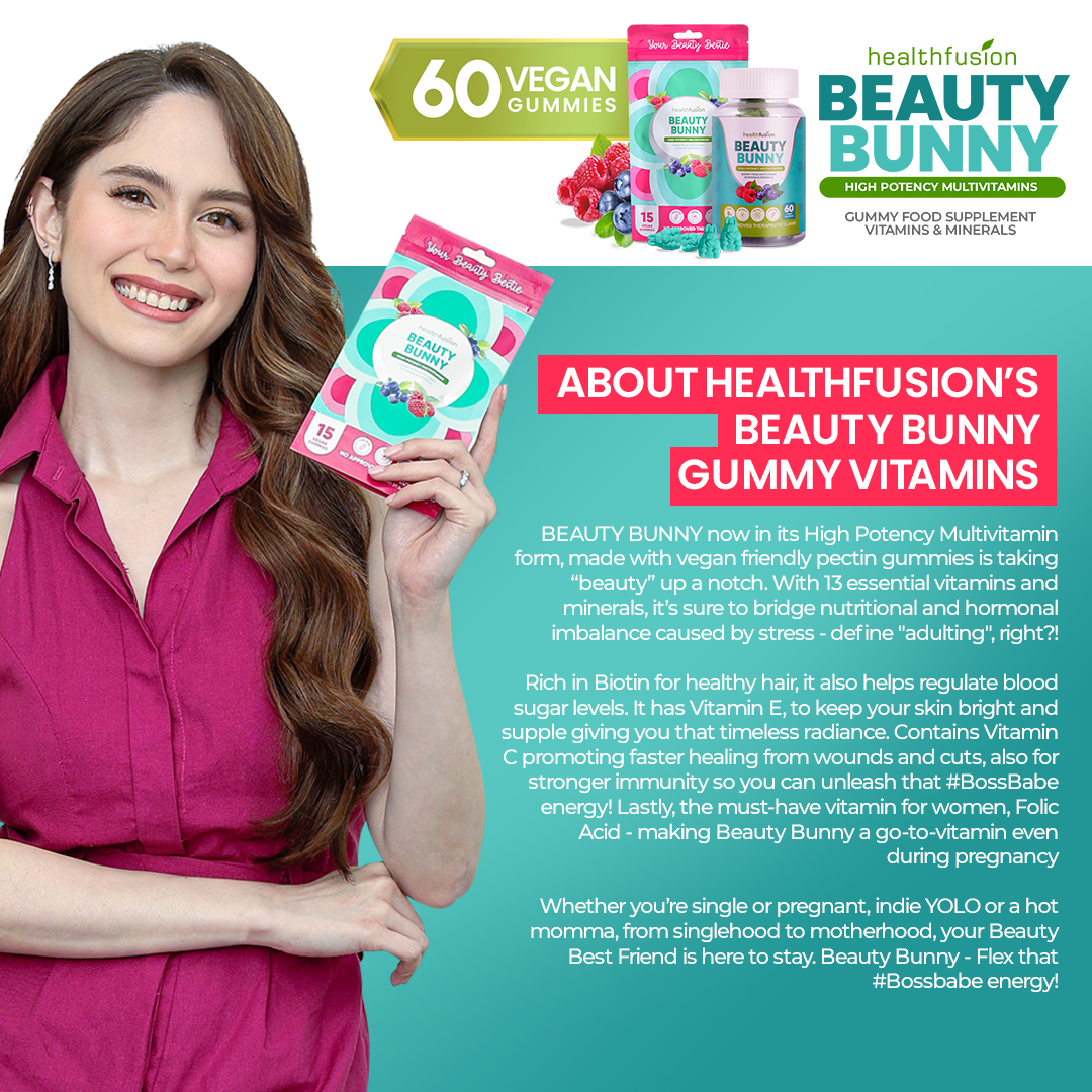 Health Fusion Beauty Bunny 60 Gummies | Hair, Nails, Skin w/ Biotin Vit ...