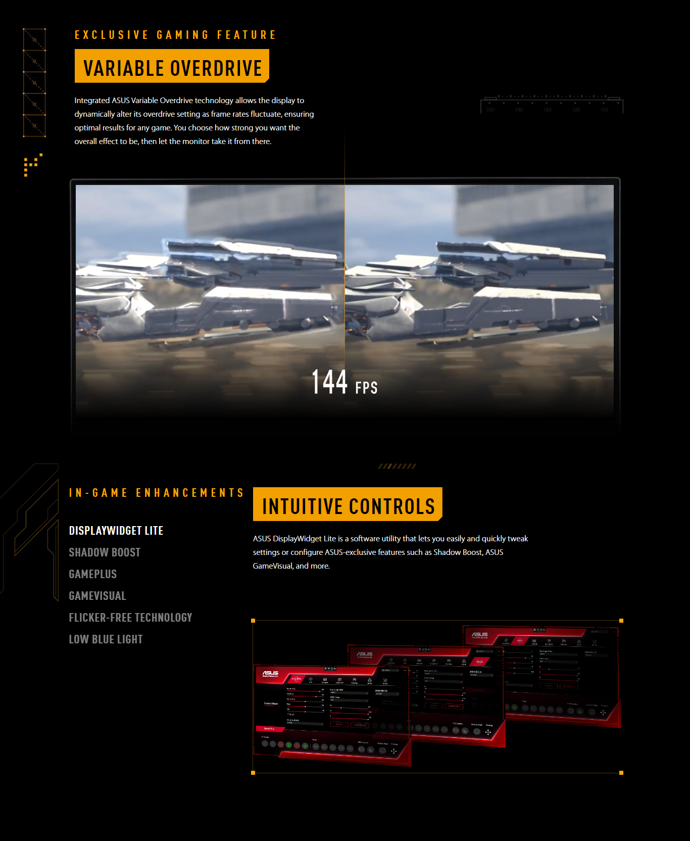 Asus TUF VG27VQM 27" FHD 240Hz 1ms VA Technology Extreme Low Motion Blur Freesync Gaming Monitor ...