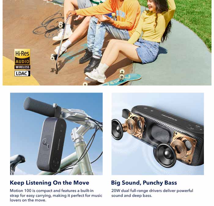 Soundcore by Anker Motion 100, Bluetooth Speaker | Shopee Philippines