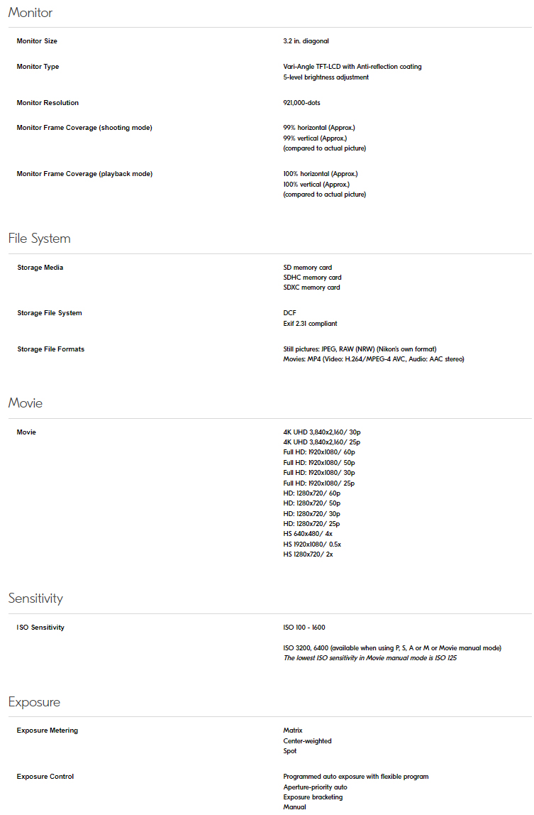 Nikon COOLPIX P1000 Digital Bridge Camera w/ 4K 30 FPS Video, 16 MP ...