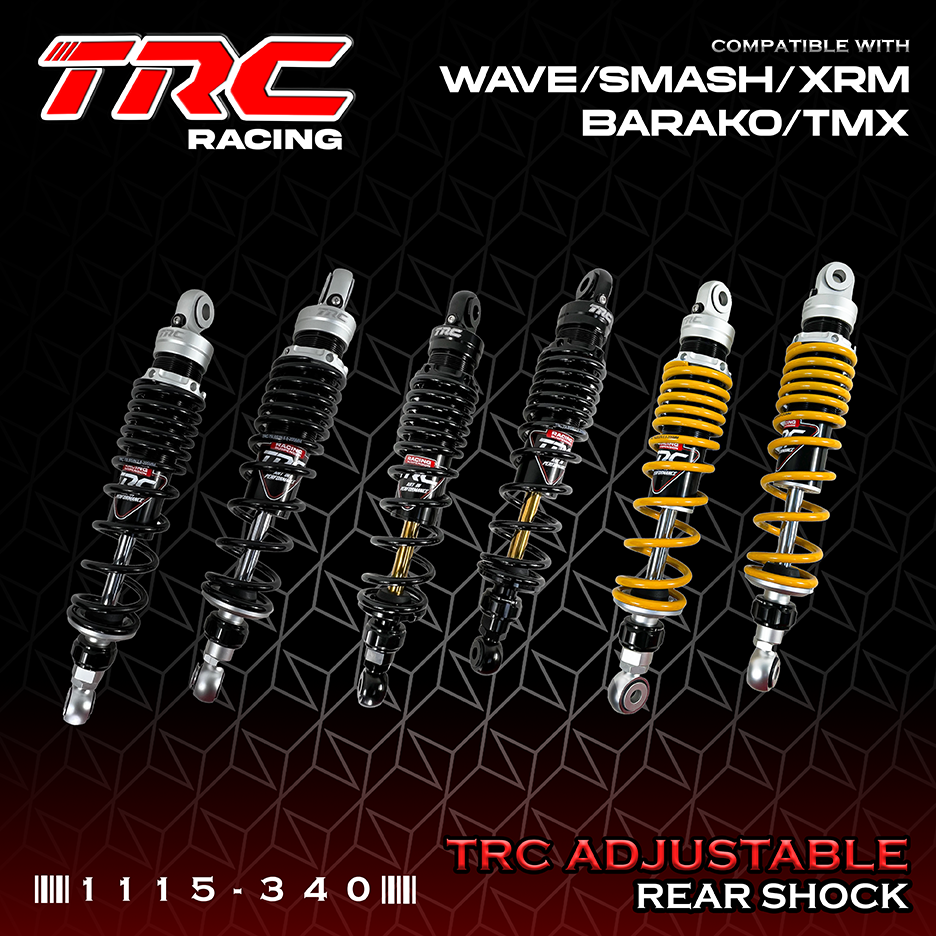 TRC RACING AI-TECH SERIES SUSPENSION for WAVE/XRM/TMX/CAFE RACER 1115 ...
